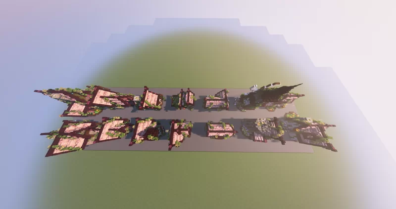 Fantasy Village Pack (14 houses and others structures) Minecraft Map