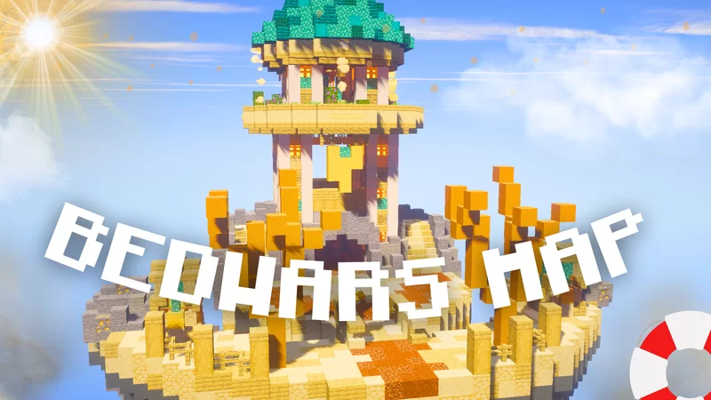 My old Bedwars map Minecraft Map