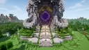 Minecraft Lynx Nether Portal Statue Minecraft Map