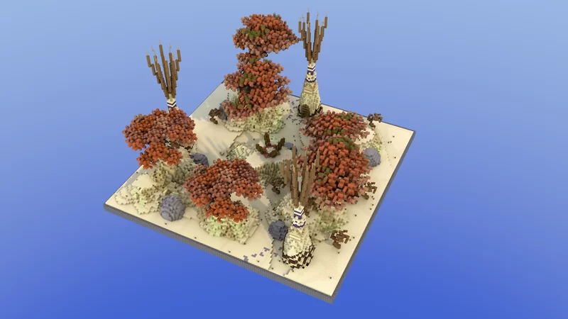 [Minigame] Desert Campground KOTH Minecraft Map