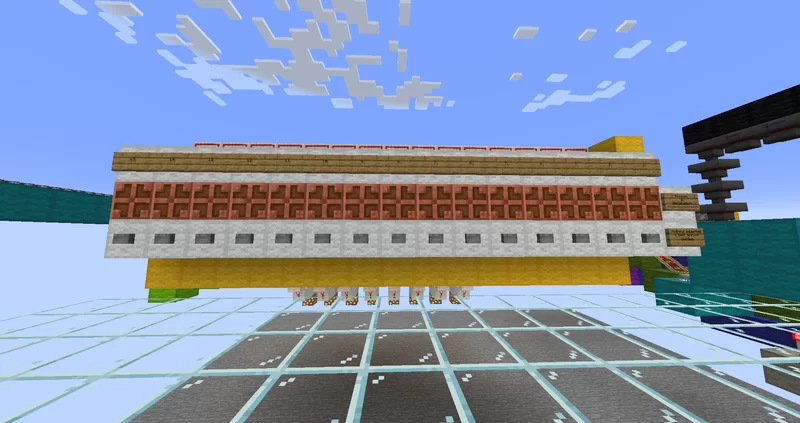 Automatic Minecart Station Minecraft Map