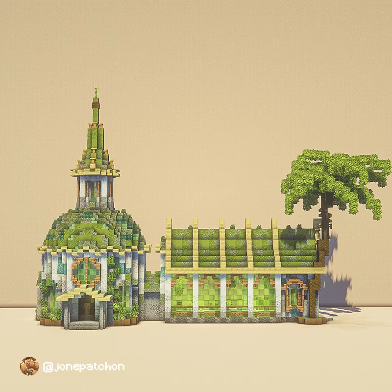 Herbology | Green house Minecraft Map