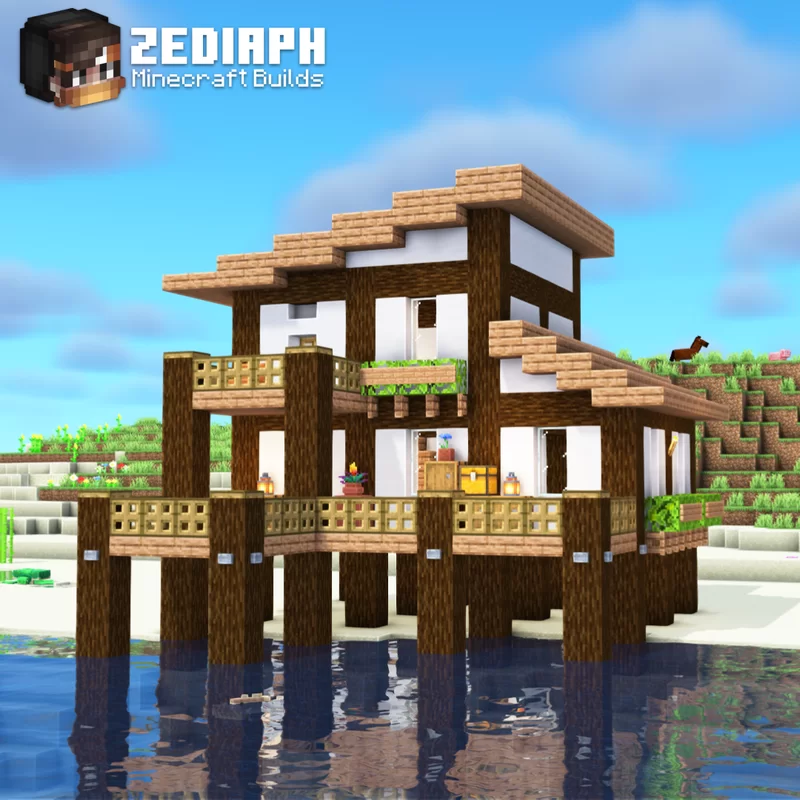 Beach House Minecraft Map