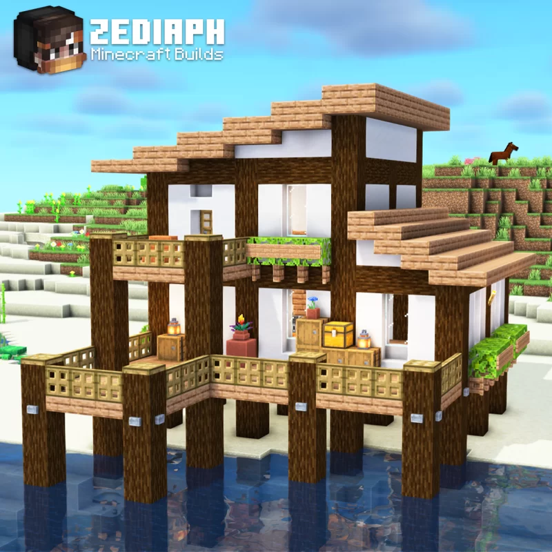 Beach House Minecraft Map