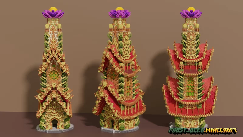 Demonic Flower Temple {Free Download} Minecraft Map