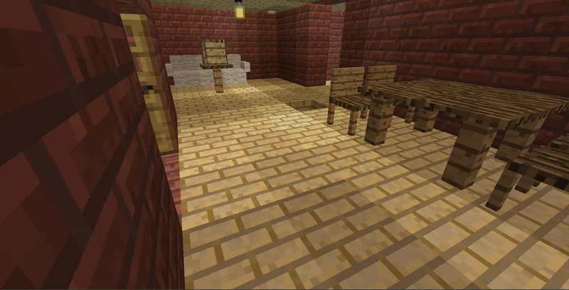 hbm house with bunker Minecraft Map