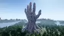 Minecraft Hand Nether Portal Statue Minecraft Map