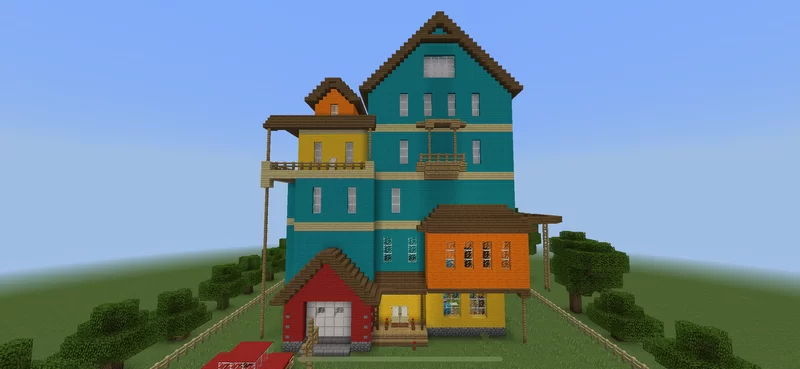 Hello Neighbor Alpha 1 ~ Bedrock Minecraft Map