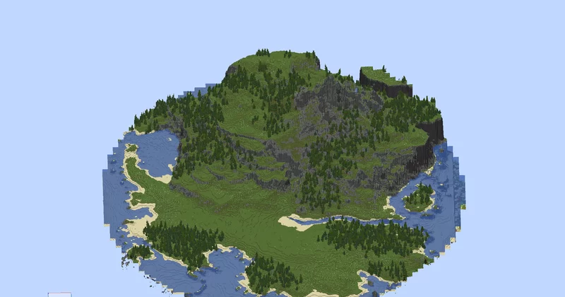 FREE | 200 Subs Special Custom Island Survival Map 1000x1000 Blocks Minecraft Map