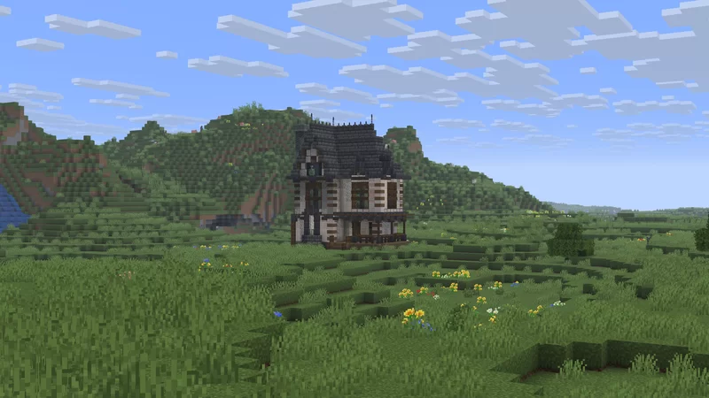 gothic manor thing Minecraft Map