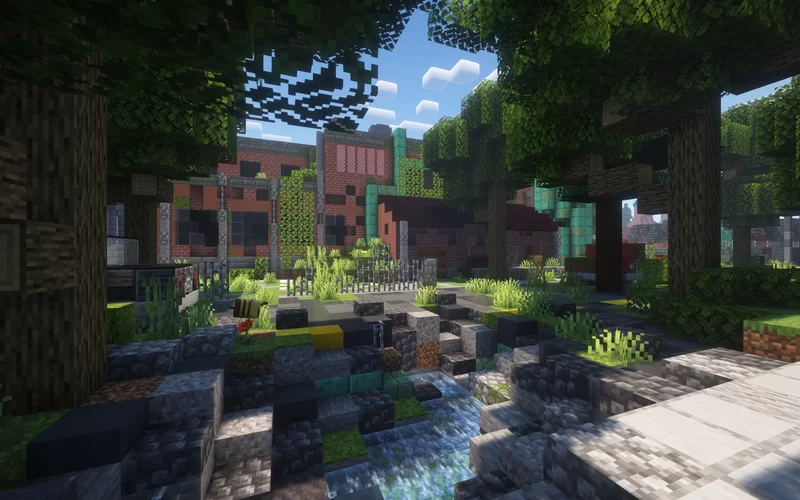 Breuerton-city overgrown Minecraft Map