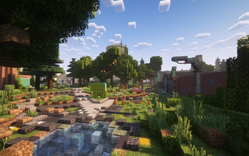 Breuerton-city overgrown Minecraft Map