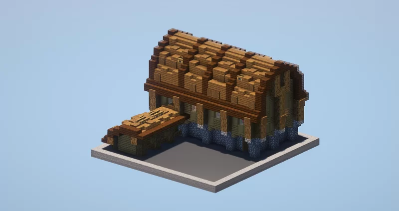 Medieval barn Minecraft Map