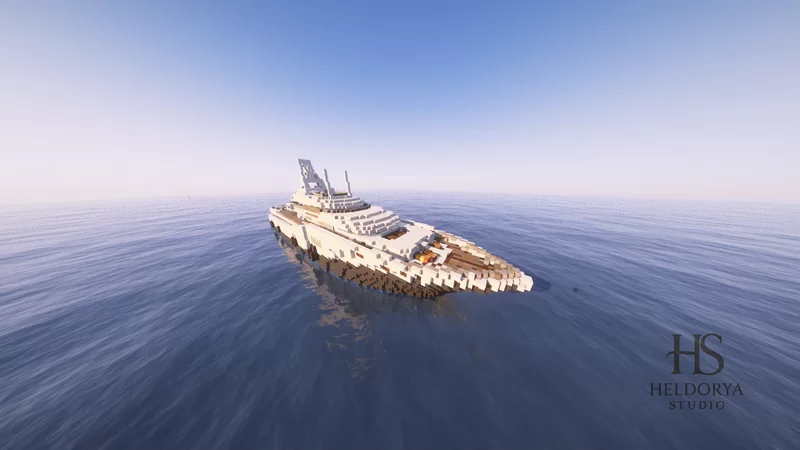 Easy Big Yacht - Boat Minecraft Map