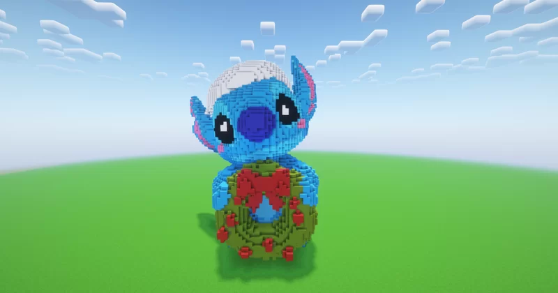 Minecraft Christmas Stitch 5 Statue Minecraft Map
