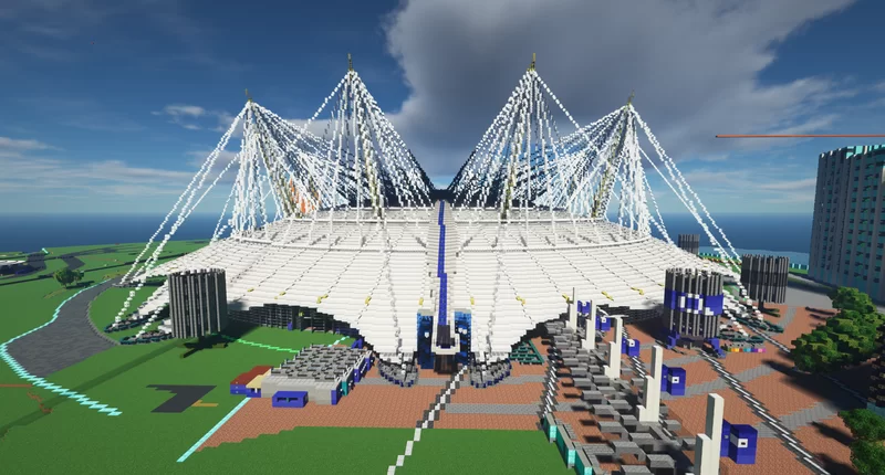 The O2 London Minecraft Map