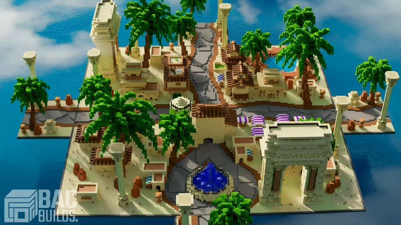 HCF Spawn Deserted Theme Minecraft Map