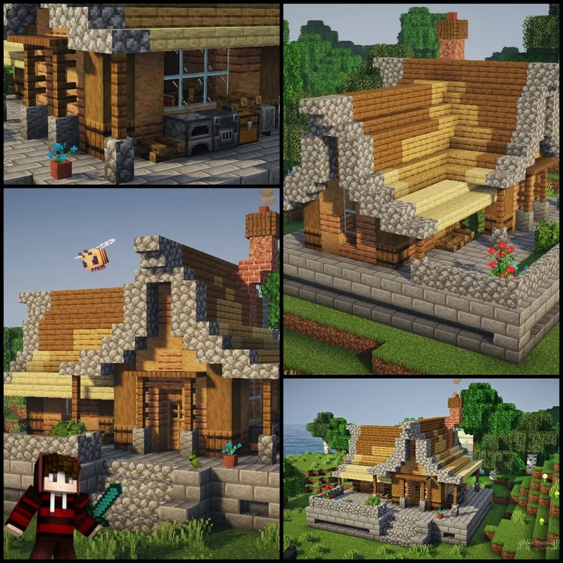 Smal Starter House ( Litematica support ) Minecraft Map