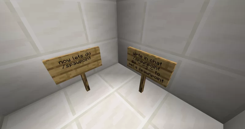 commands for beginers Minecraft Map