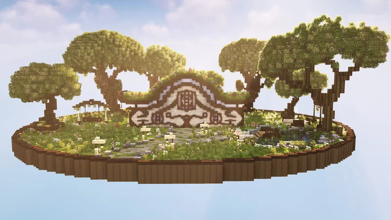 Magical Fantasy House | Interior Design (Hobbit-Inspired) Minecraft Map