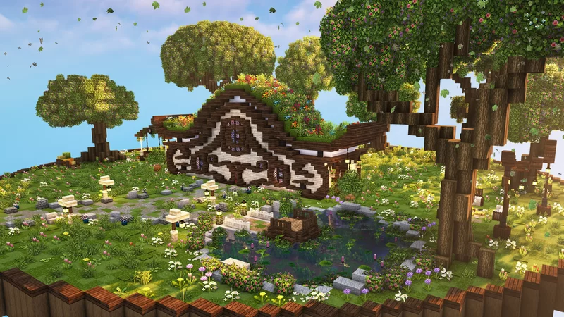 Magical Fantasy House | Interior Design (Hobbit-Inspired) Minecraft Map