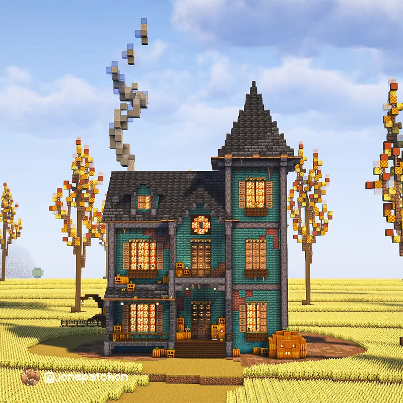 Halloween house Minecraft Map