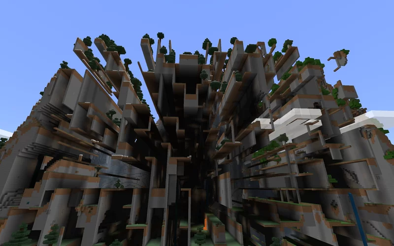 (READ DESCRIPTION!) Far Lands from Java 1.18 on Bedrock/MCPE 1.21 ...