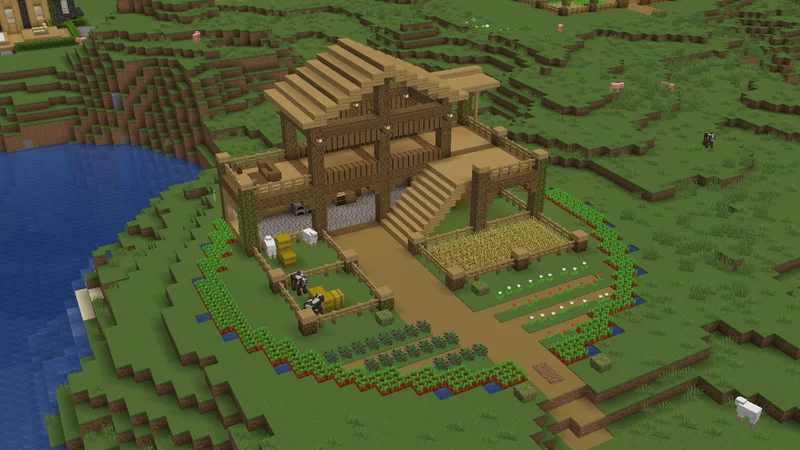 Wood Survival Base Minecraft Map