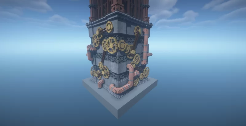 Steampunk Clocktower Minecraft Map