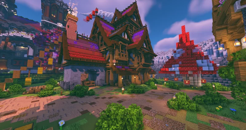 Fantasy Kingdom Spawn Minecraft Map
