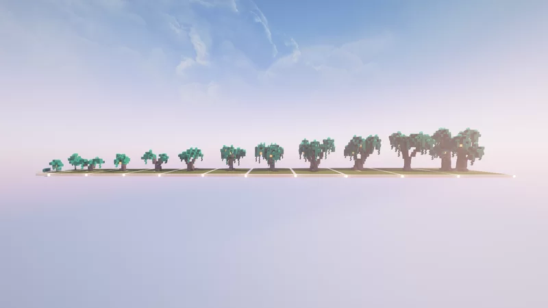 Luna's Custom Warped Trees Minecraft Map