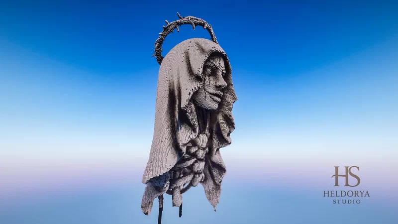 Gothic Fallen Angel Statue 🖤 | Giant Fallen Angel | Ultra-Detailed ...