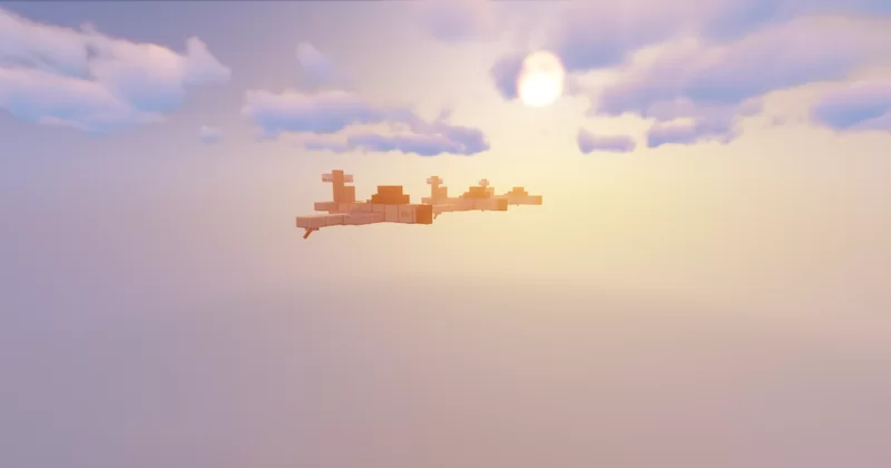 Three Tiny Planes in the Sky Minecraft Map