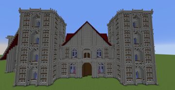 Castle Minecraft Maps with Downloadable Schematic for Java Edition