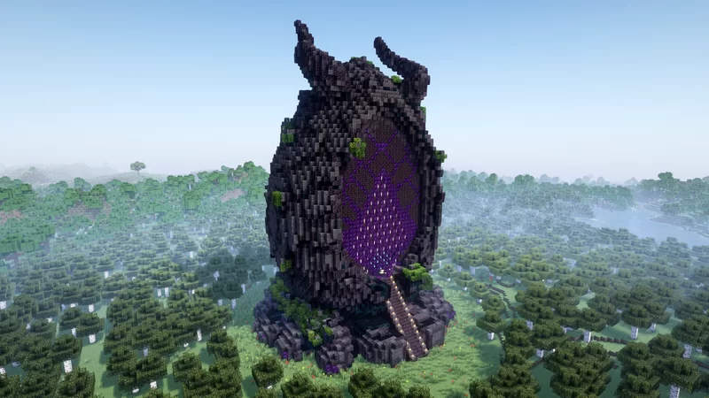 Minecraft Dragon Egg Nether Portal Statue Minecraft Map