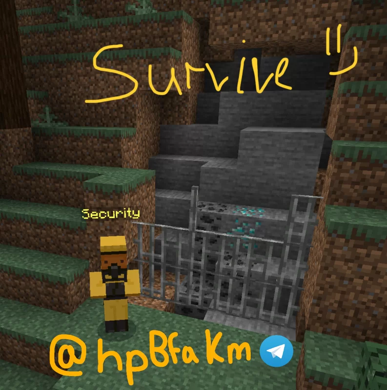 Map: Survive.. With npc.. | Bedrock Edition map Minecraft Map