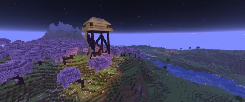 updated watchtower with bunker Minecraft Map