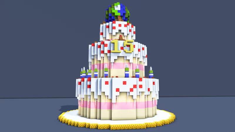 PMC 15th Birthday Cake Minecraft Map