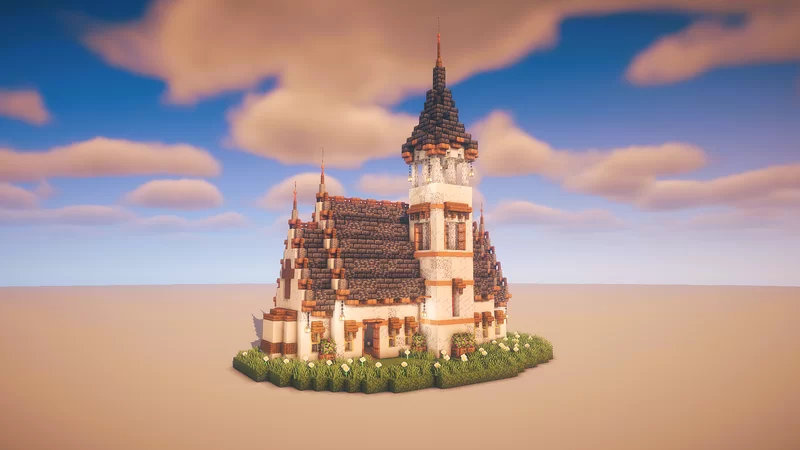 ⛪ Medieval Church – Download! Minecraft Map