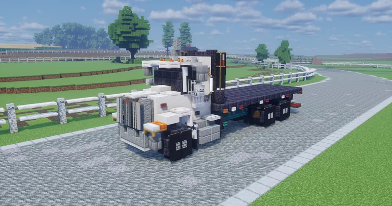 Peterbilt 348, flatbed Minecraft Map