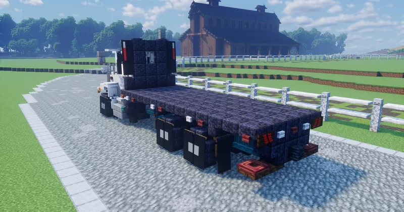 Peterbilt 348, flatbed Minecraft Map