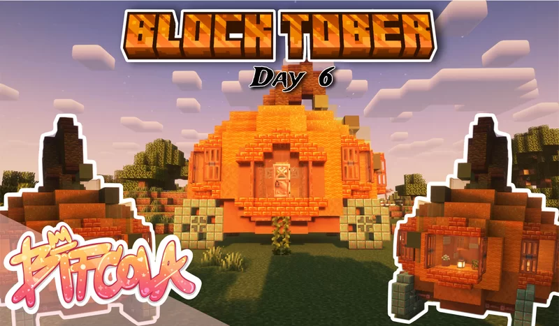 Bif's Pumkin Carraige ! BlockTober Day 6 ! Minecraft Map