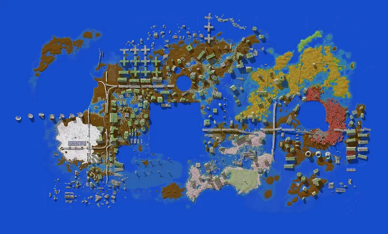 [Tideworn] - Abandoned Flooded City, 8 sqkm Hard Survival Map (1.20 & 1 ...