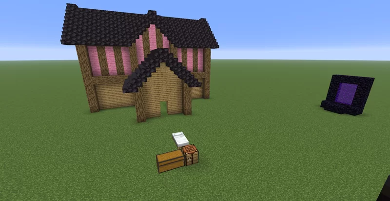 Flat World Survival | What can you build challenge Minecraft Map