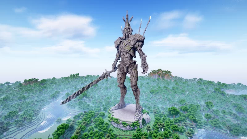 Minecraft Jyggalag |TES| Statue Free Schematic Minecraft Map