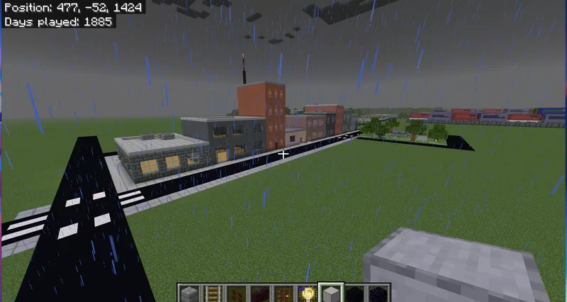 Does this look good for a small town usa area? Minecraft Map