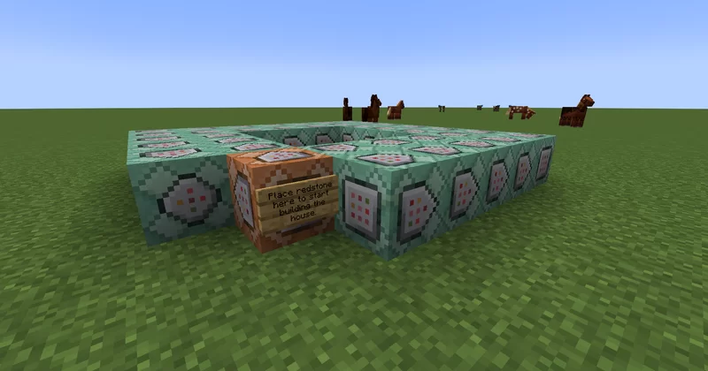 Villager House Command Block Minecraft Map