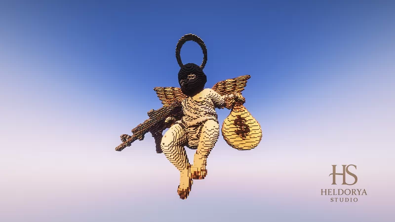 Trap Armed Baby Angel - Statue Minecraft Map