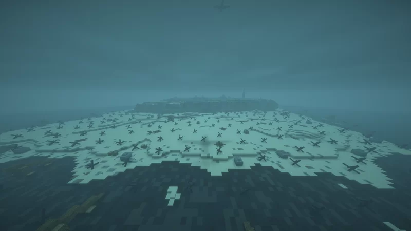 Utah Beach, Normandy 1944 Minecraft Map