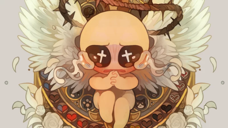 The Binding of Isaac map-art 256x128 2d Minecraft Map